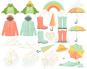 Umbrella Rainbow Art - Etsy