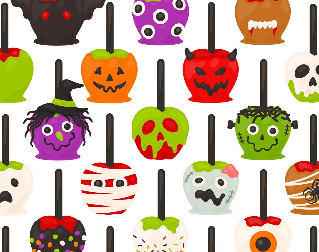 Halloween Caramel Apple PNG Clipart - Candy Apple Witch Frankenstein ...