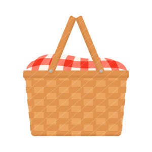 Picnic Clipart - SVG, PNG, EPS Images - Spring Summer Outdoor Fun at ...