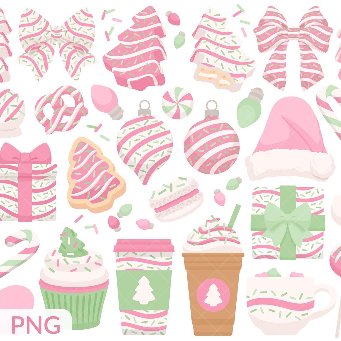 Pink Christmas Tree Cake PNG Clipart – Christmas Baking, Holiday ...