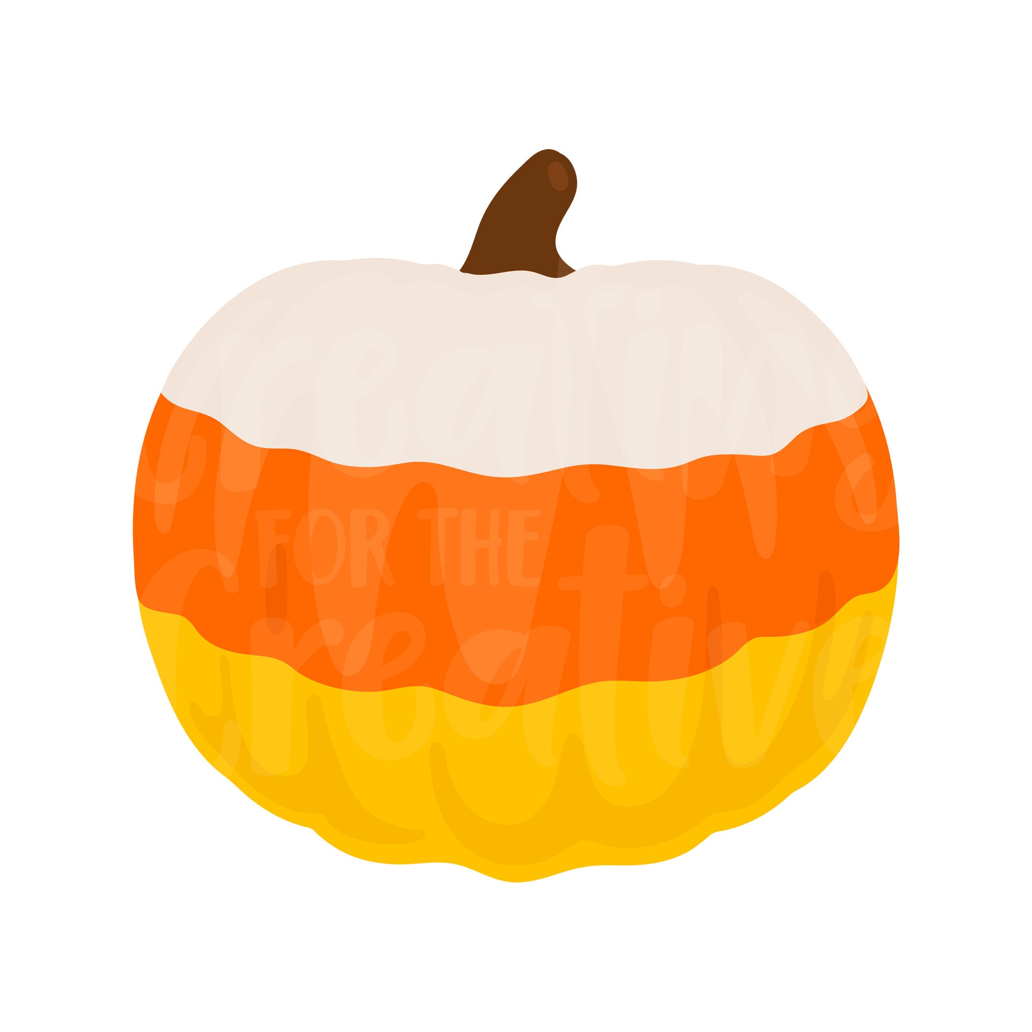 Candy Corn Pumpkin Clip Art