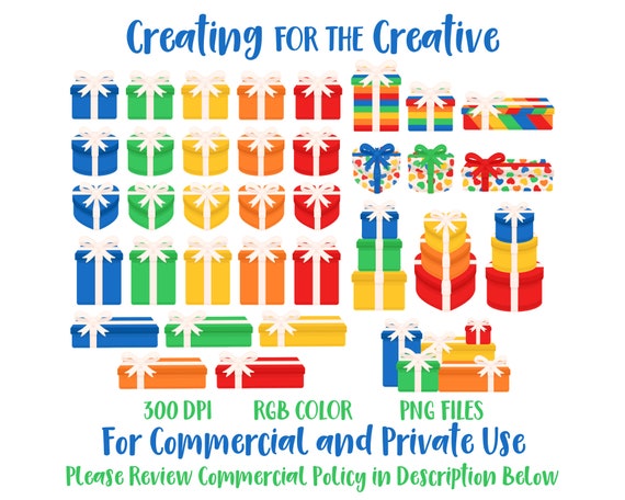 Birthday Present Clip Art Yellow