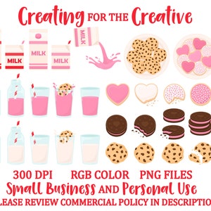 Strawberry Milk & Cookies PNG Clipart - Dessert Baking Oreo Cookie ...