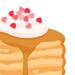 Valentine Treat Clipart – Strawberry Shortcake, Pancakes, Cookies (SVG ...