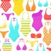 Summer Swimsuit Clipart Bikini Tankini Swimming Pool Beach Clip Art ...