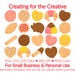 Pan Dulce Clipart – SVG, EPS, PNG - Mexican Concha Galleta, Cafecito Y ...