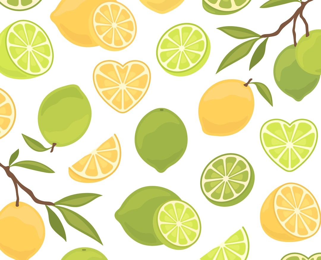 Lemon & Lime Clipart, Citrus Clipart, Lemon Clipart, Lime Clipart ...