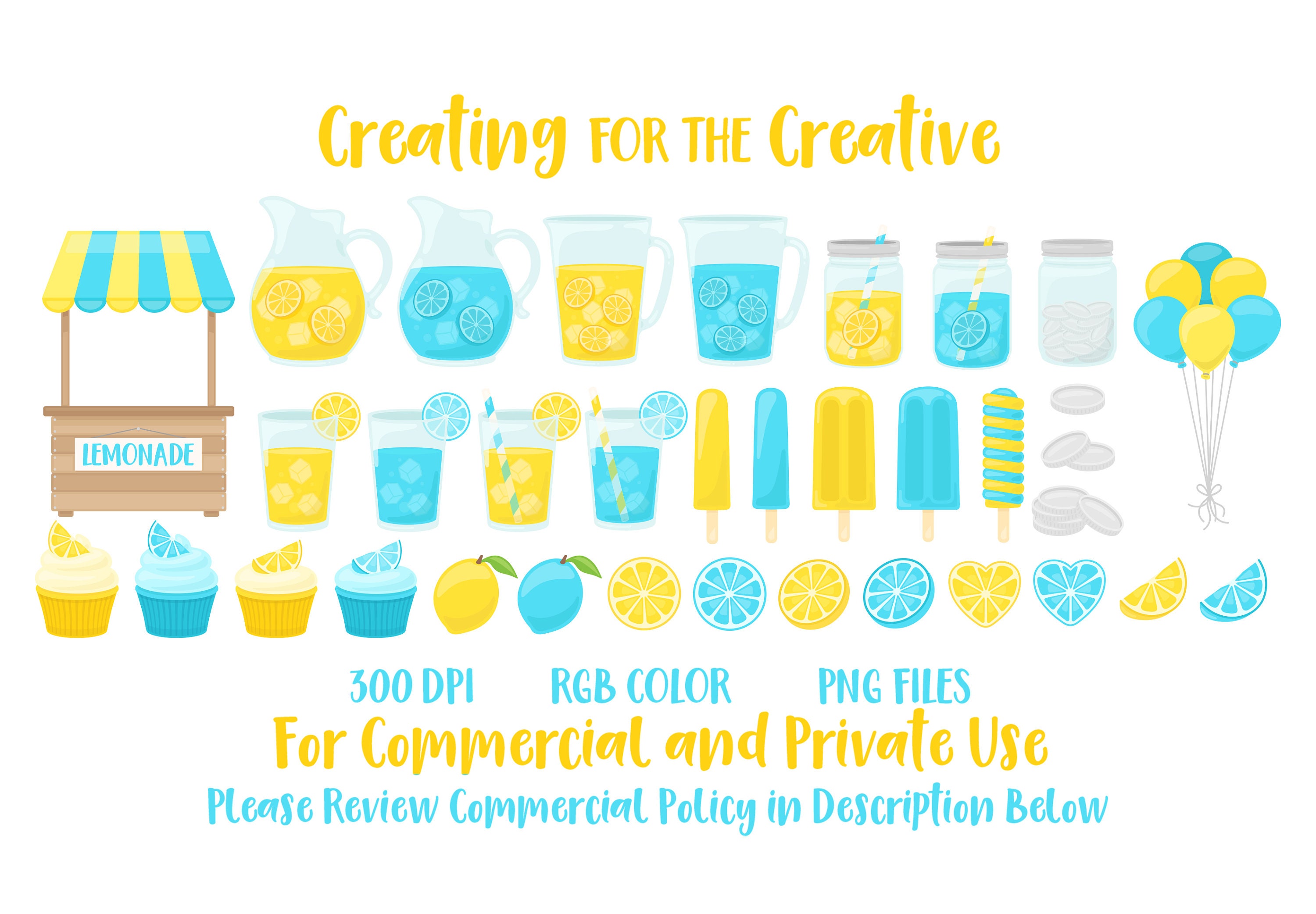 Blue Lemonade Stand PNG Clipart - Summer Popsicle, Citrus Lemon Digital ...
