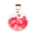 Love Potion Clipart - SVG, PNG, EPS Images - Valentine's Day Magic ...