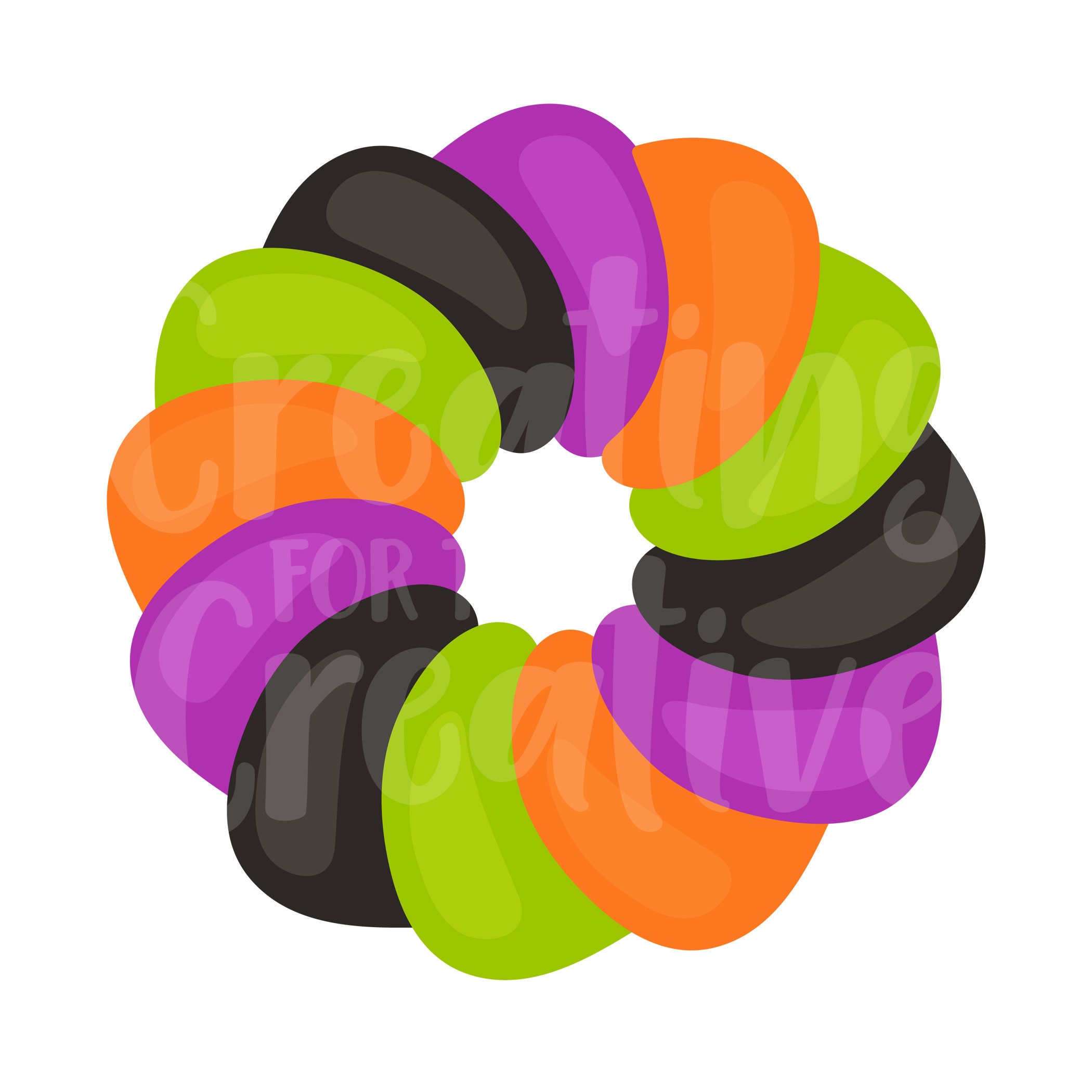 Halloween Donut PNG Clipart – Spider, Bat, & Ghost Digital Images ...