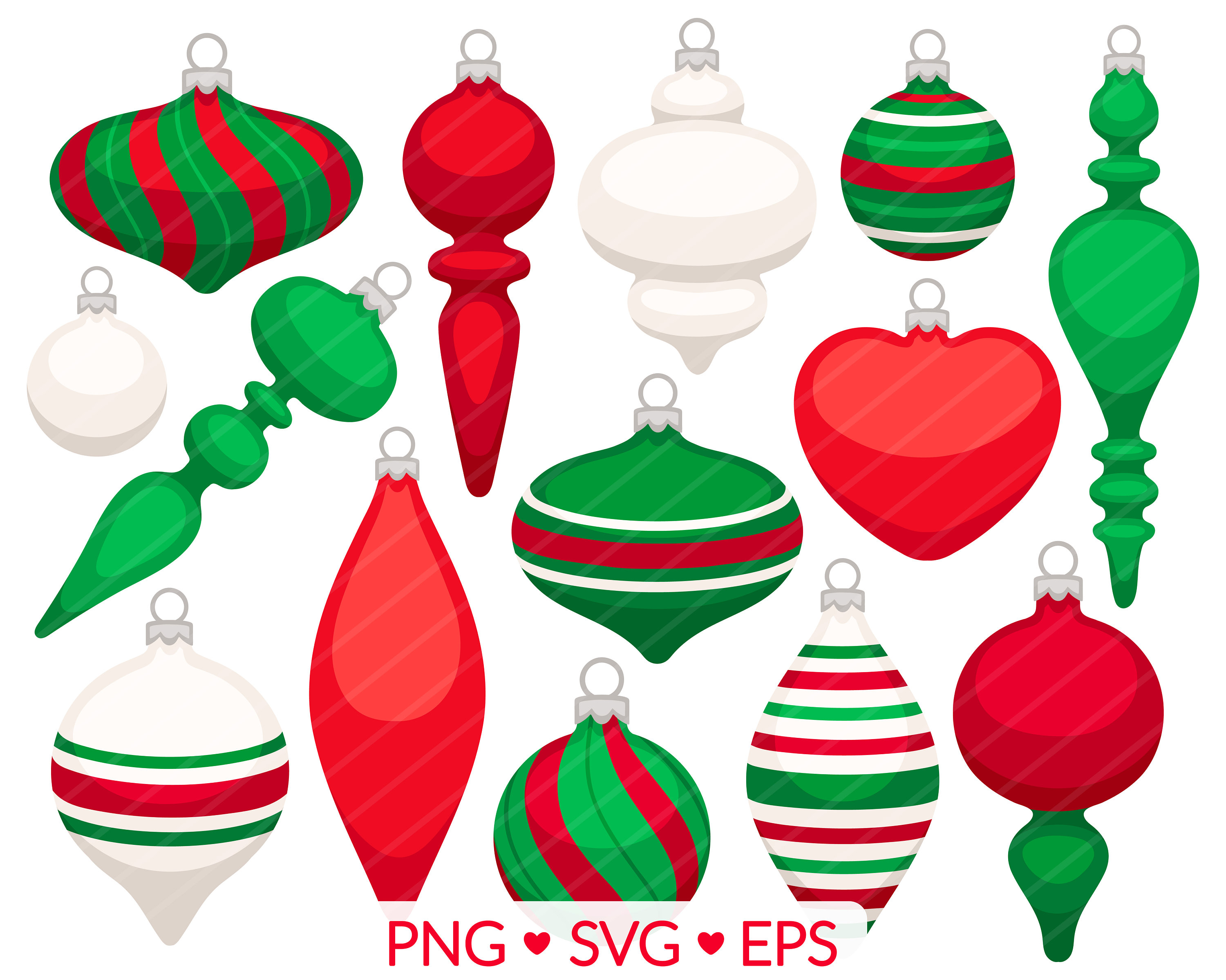 Green Ornament Clipart