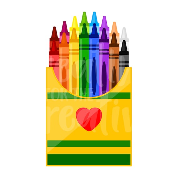 Crayon Clipart Digital Clipart Colorful Crayon