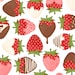 Chocolate Covered Strawberry Clipart Valentine Wedding - Etsy Canada