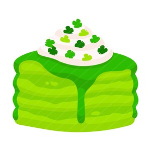 St. Patrick's Day Treat Clipart - SVG, PNG, EPS Images - Clover Pot of ...