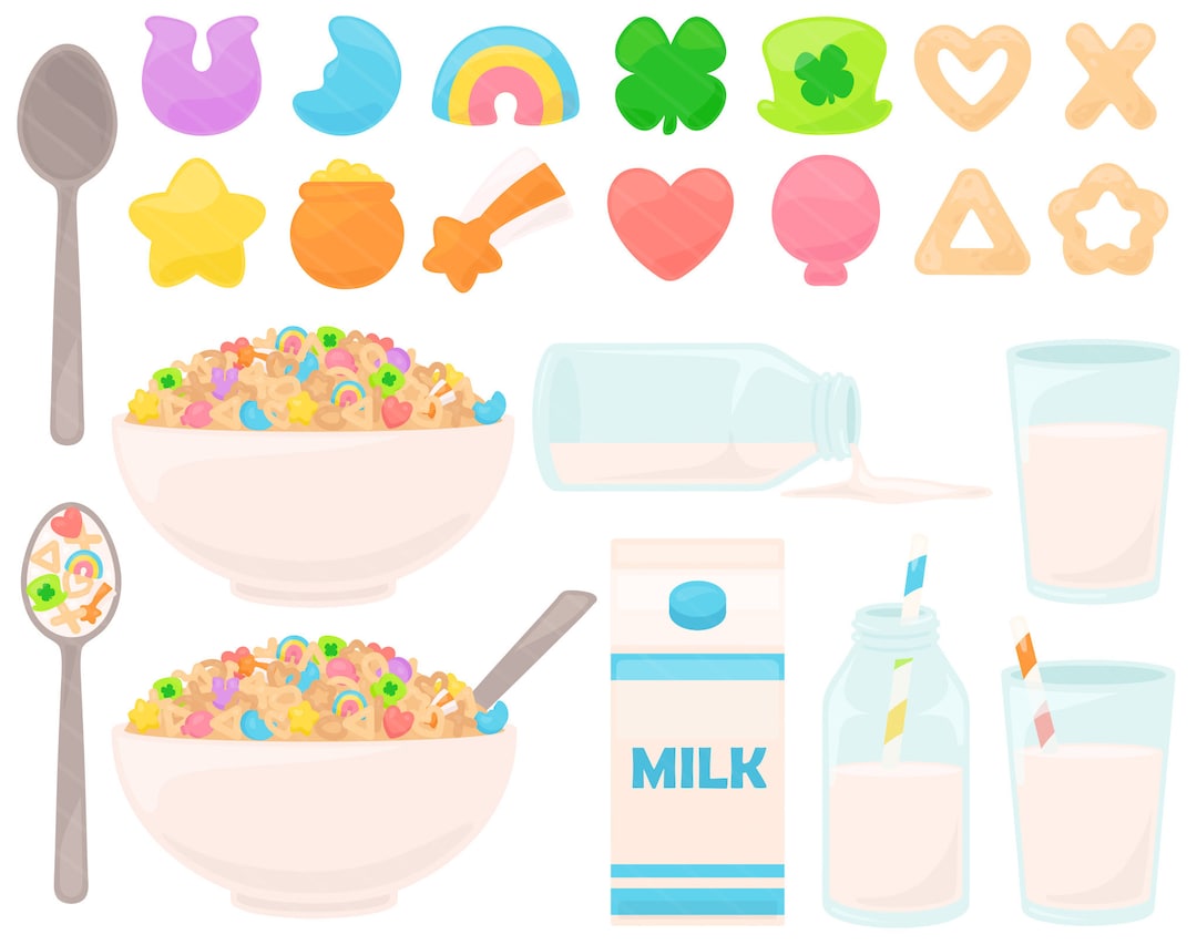Lucky Marshmallow Cereal PNG Clipart - St Patrick's Day Breakfast ...