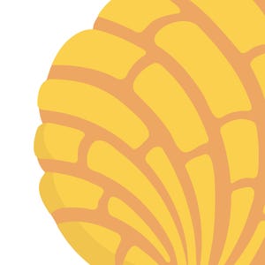 Pan Dulce Clipart SVG, PNG, EPS Images Mexican Bakery Clip Art, Concha ...