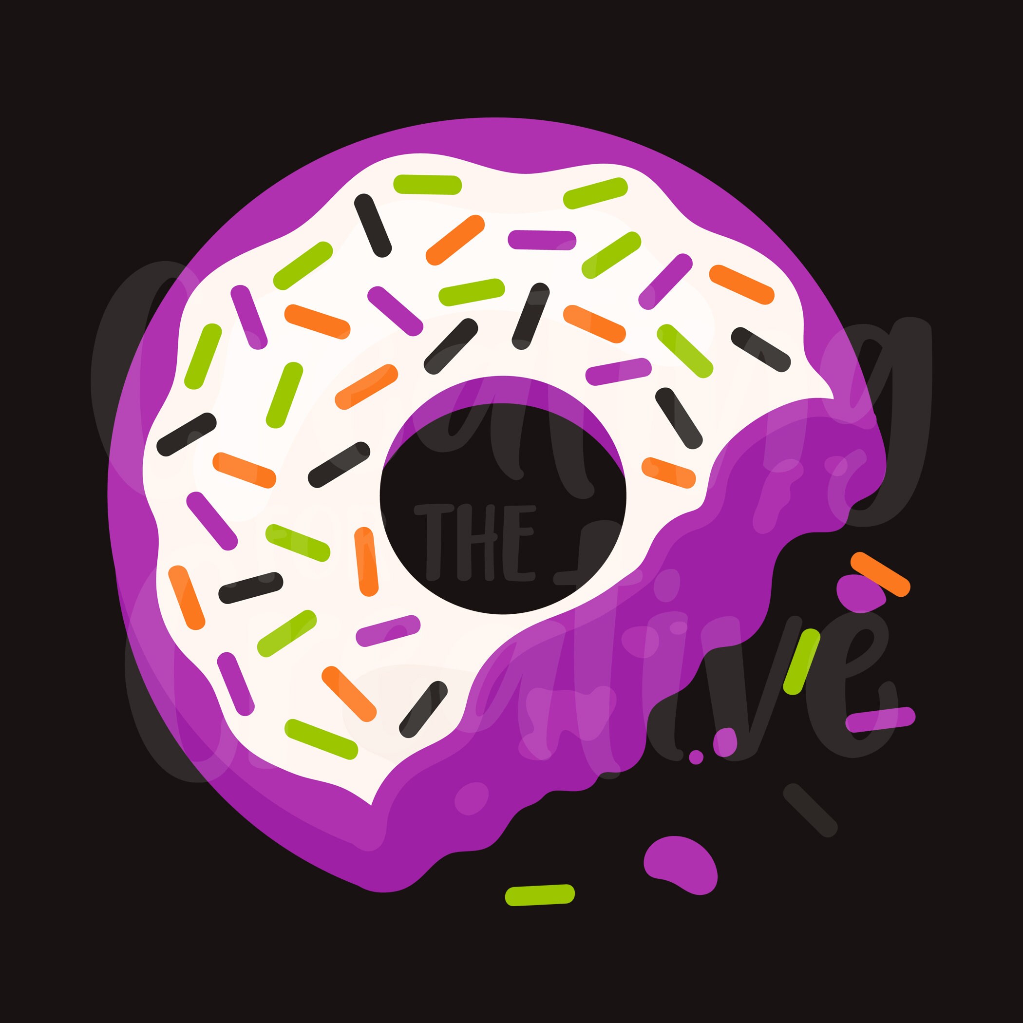 Halloween Donut Clipart Spider Bat Cruller Breakfast Pastry | Etsy