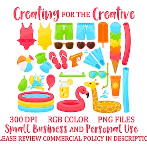 Pool Party PNG Clipart - Summer Fun Swimsuit Pool Noodle Squirt Gun ...