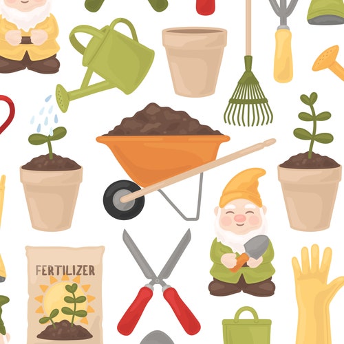 Vegetable Garden Clipart Spring Summer Garden Clip Art Plant - Etsy