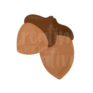 Colorful Autumn Fall Tree Clipart - Acorn Forest Thanksgiving Halloween ...