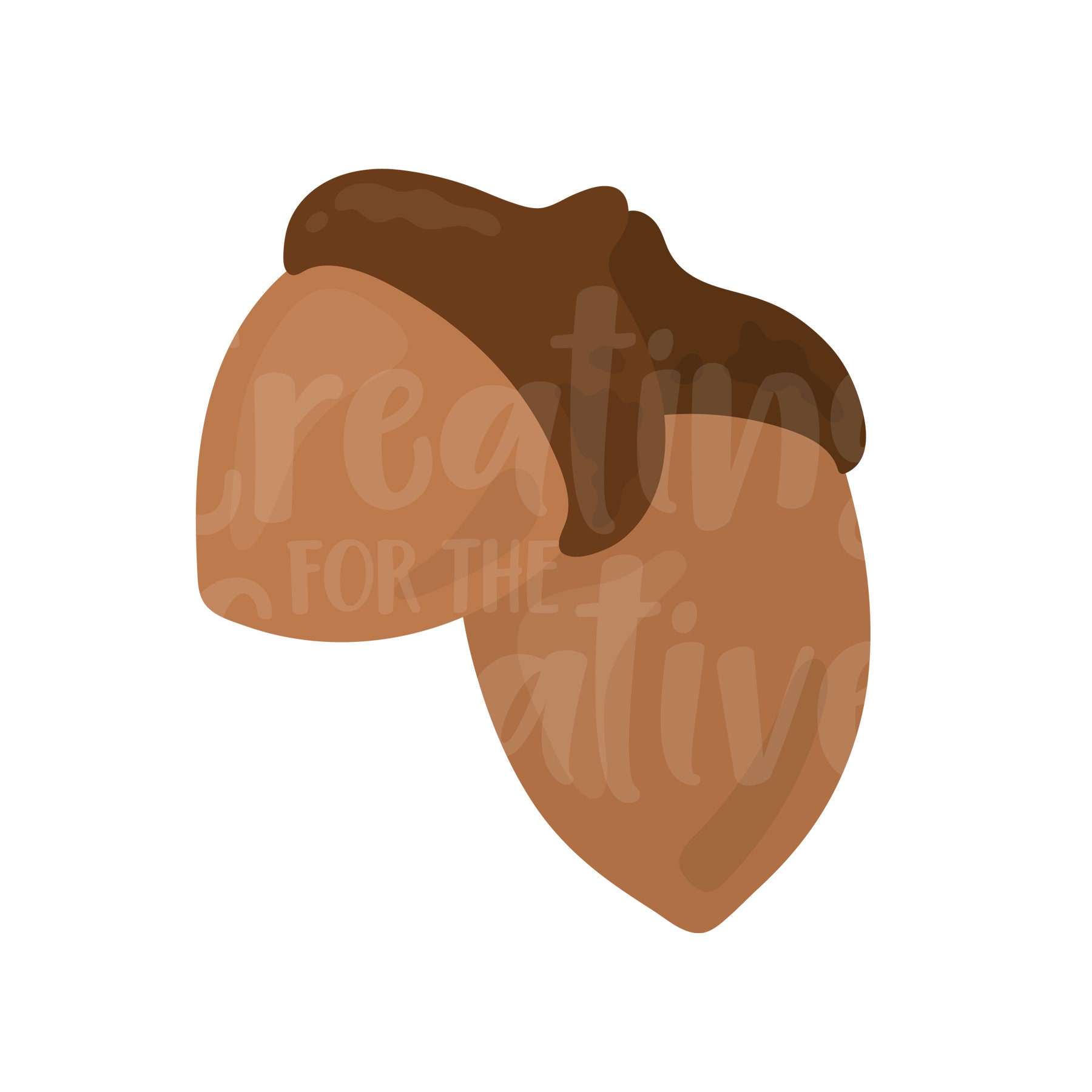 Colorful Autumn Fall Tree Clipart - Acorn Forest Thanksgiving Halloween ...