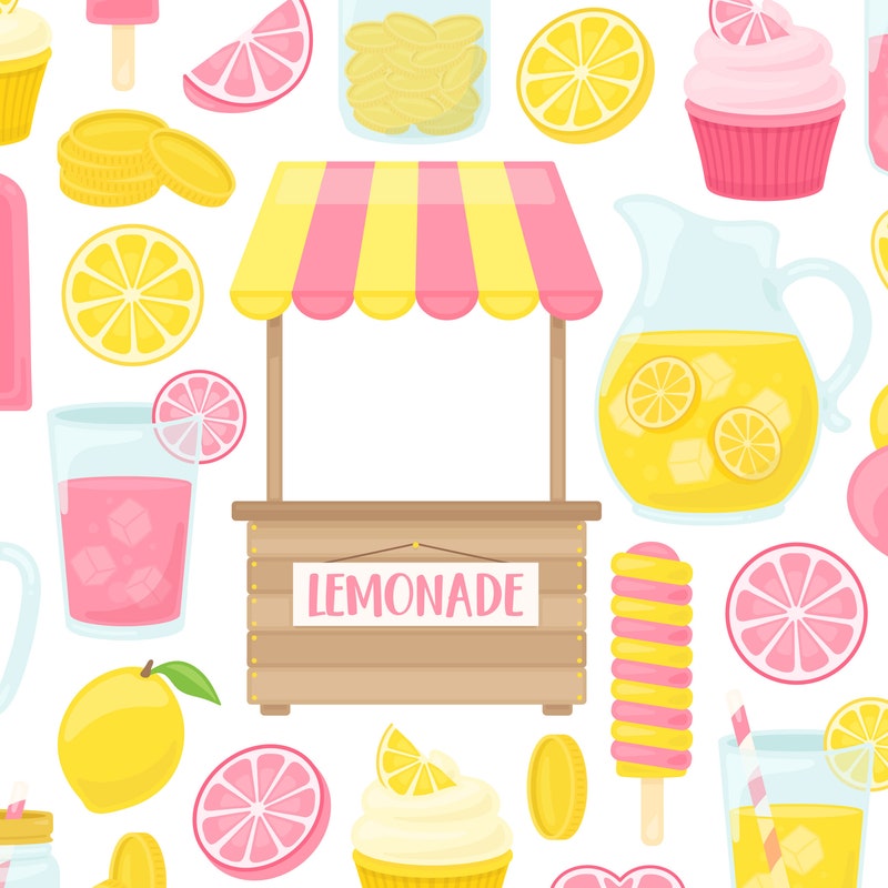 Lemonade Stand Clipart - Etsy