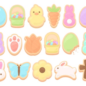 Pastel Easter Cookie PNG Clipart - Baking Easter Cookies Bakery, Easter ...