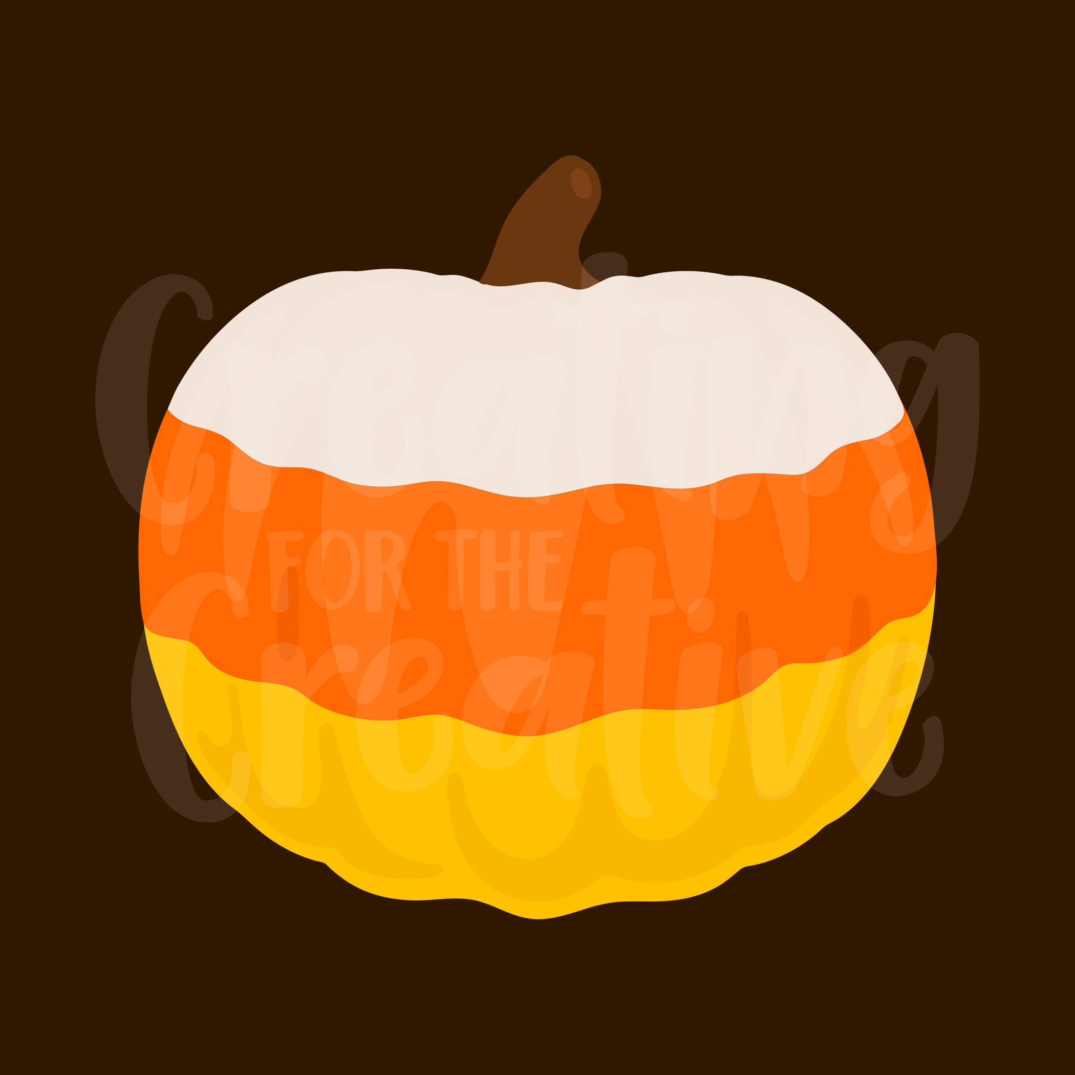 Candy Corn Pumpkin Clip Art