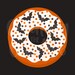 Spooky Halloween Donut Clipart Spider Bat Cruller Breakfast Pastry Fall ...