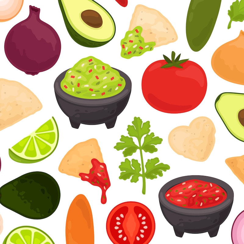 Salsa Clipart - Etsy