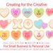 Conversation Heart Cookie Clipart - SVG, PNG, EPS Images - Valentine's ...