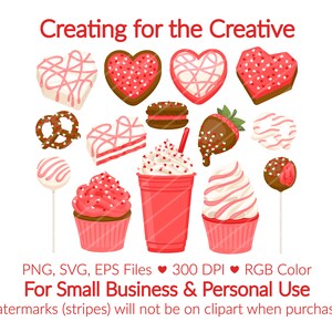 Valentine Heart Cake Clipart SVG, PNG, EPS Images Brownie Chocolate ...