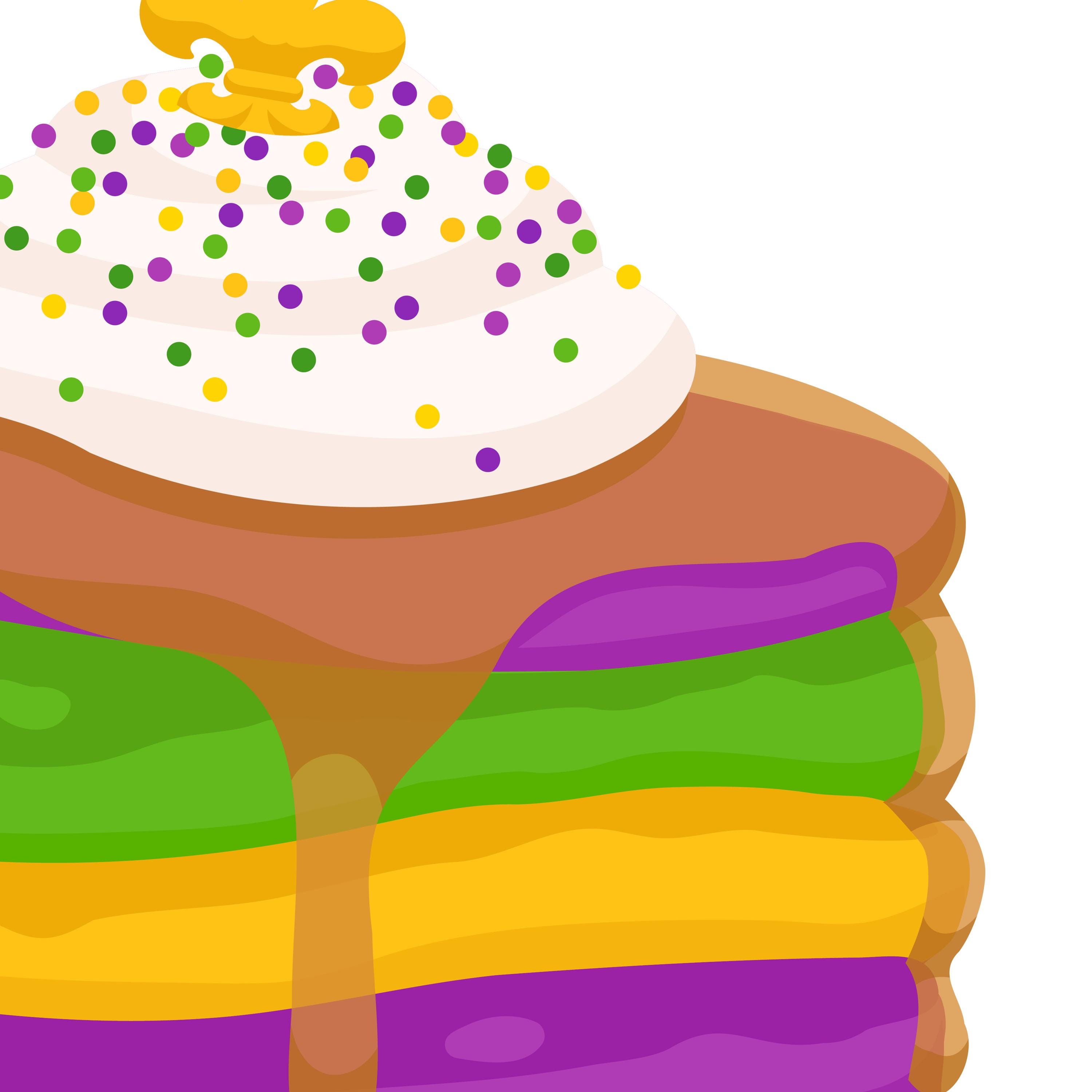 Mardi Gras Treat Clipart - SVG, PNG, EPS Images - Carnival Fat Tuesday ...
