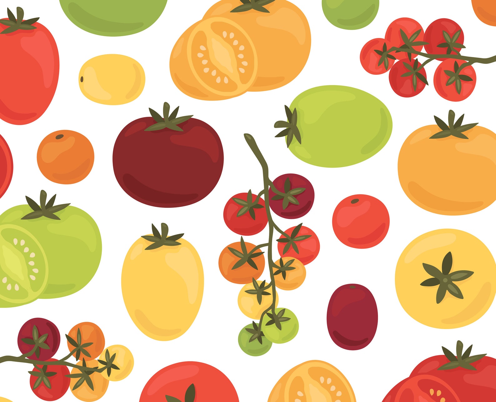 Tomato PNG Clipart Fruit Vegetable Harvest Autumn Garden | Etsy