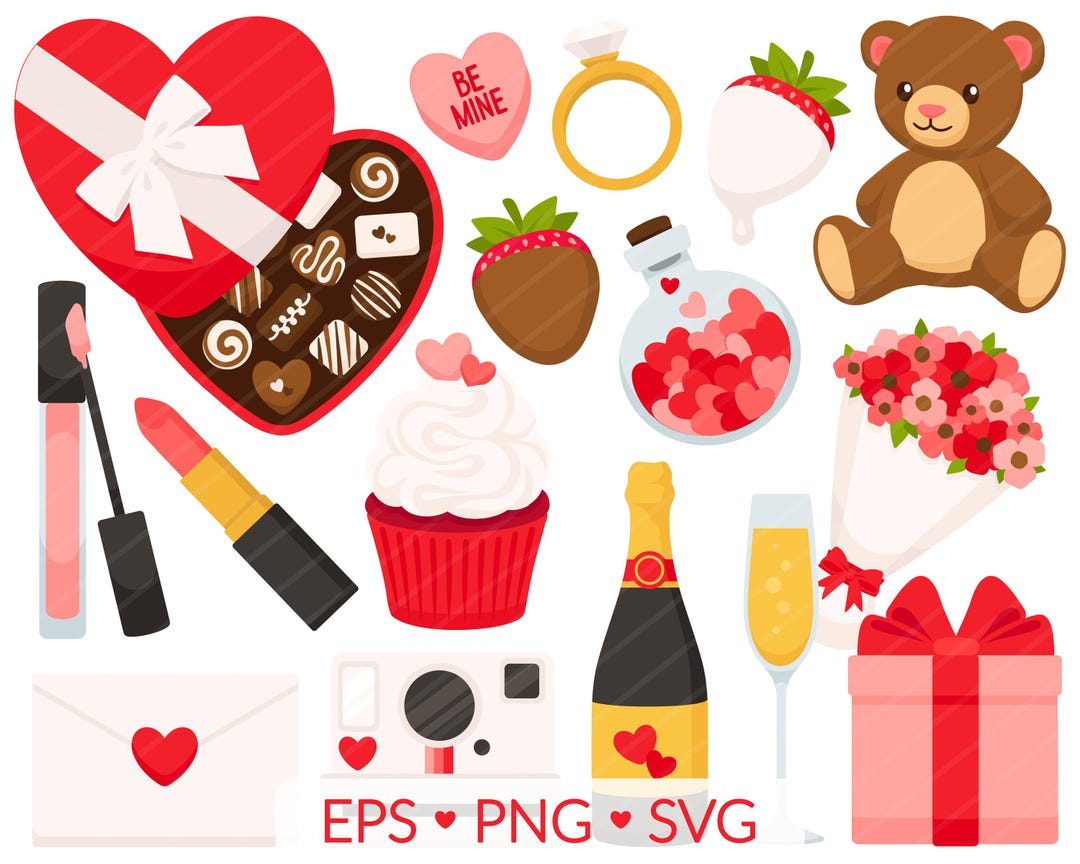Valentine PNG Clipart - Valentine's Day Bouquet Teddy Bear Ring, Love ...