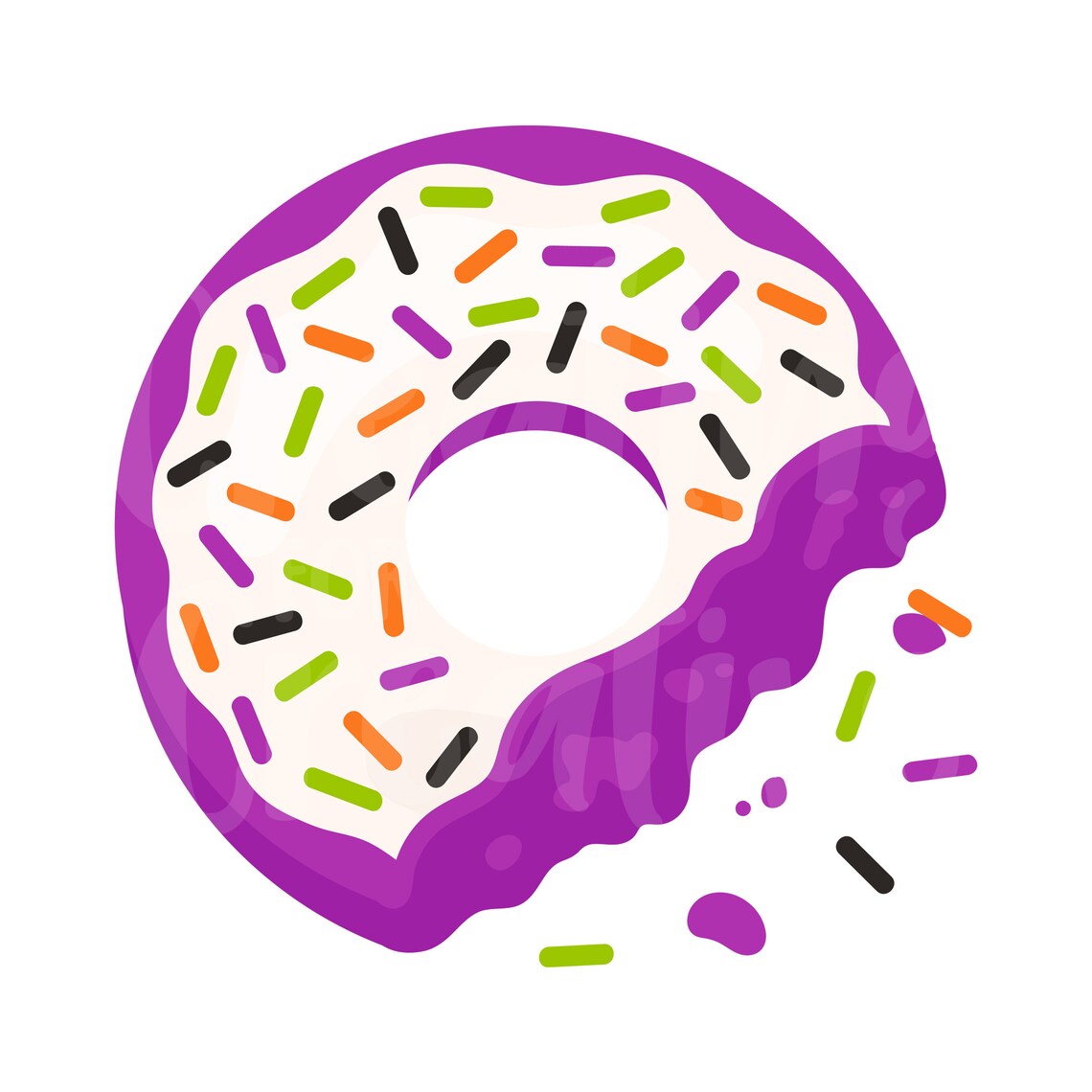 Halloween Donut PNG Clipart – Spider, Bat, & Ghost Digital Images ...