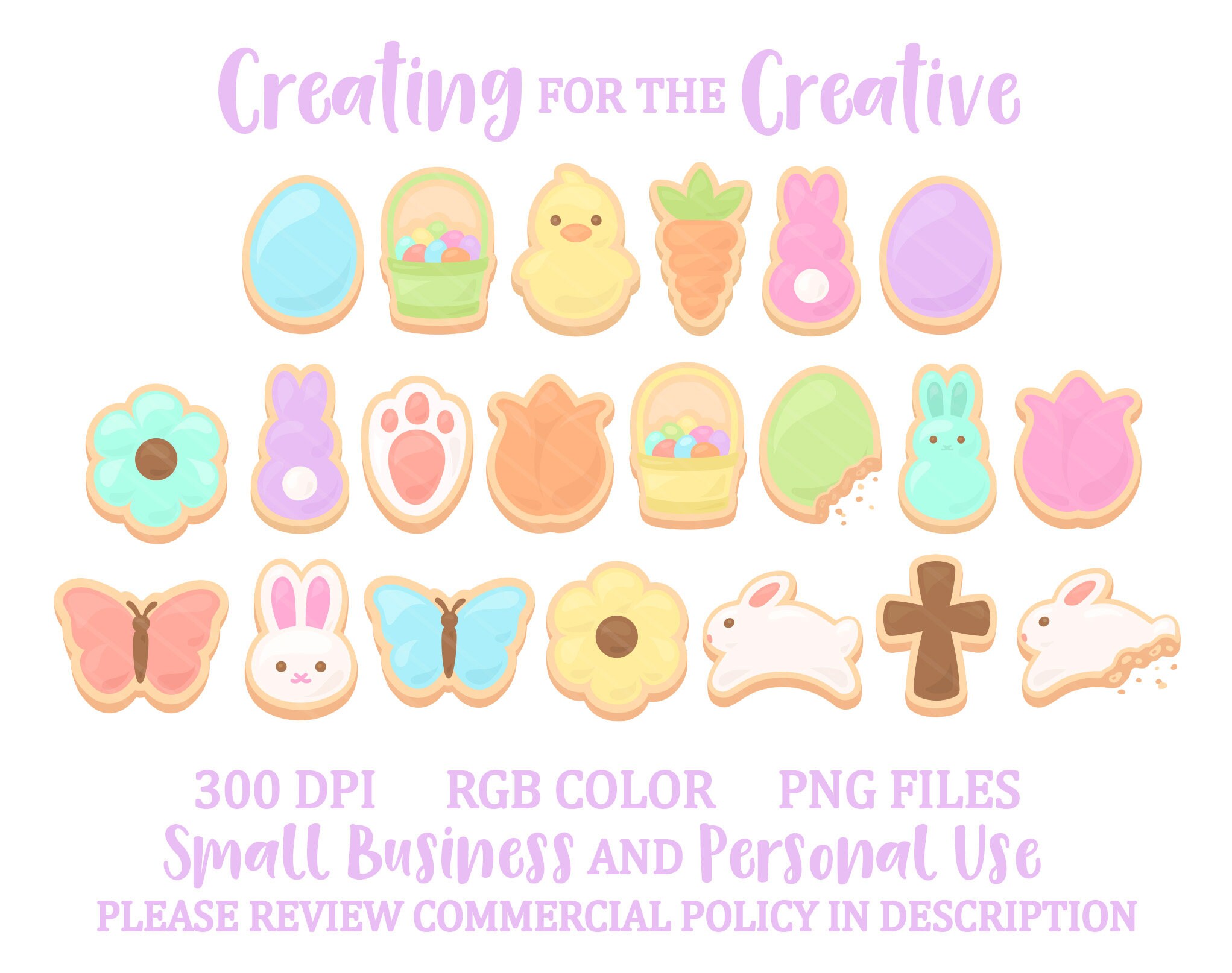 Pastel Easter Cookie PNG Clipart - Baking Easter Cookies Bakery, Easter ...