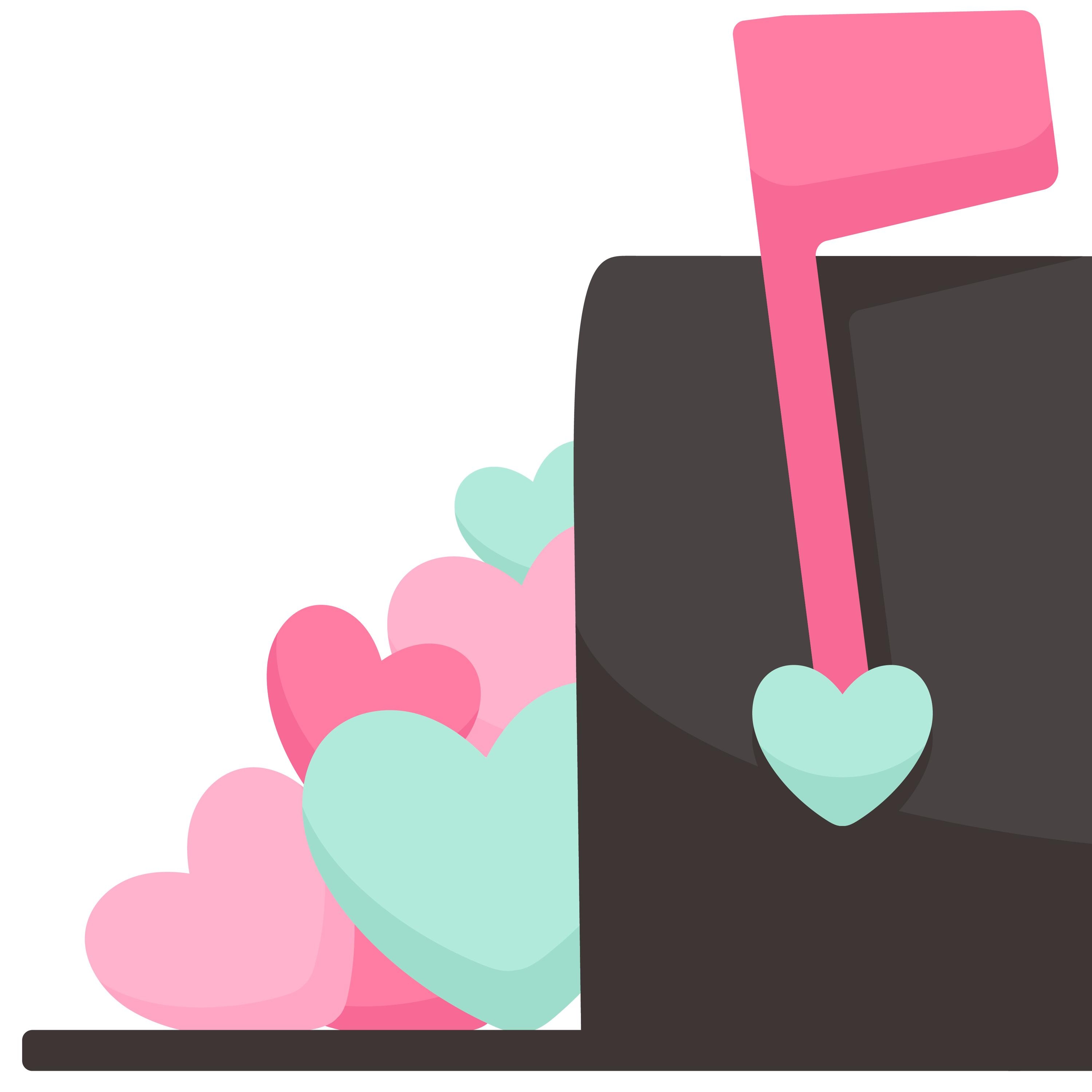 Valentine Love Letter Clipart - SVG, PNG, EPS Images - Valentine's Day ...