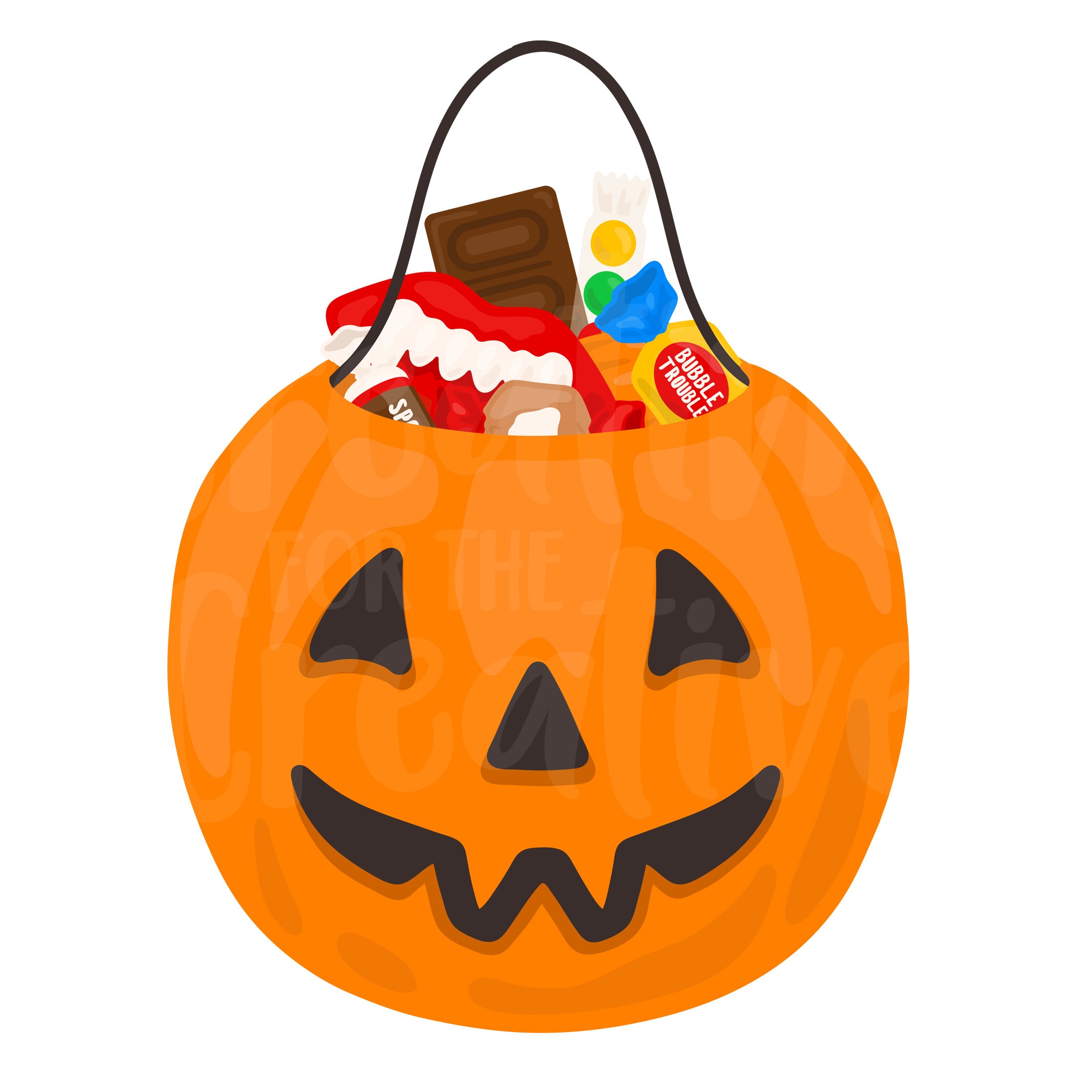 Halloween Candy Bag Clip Art