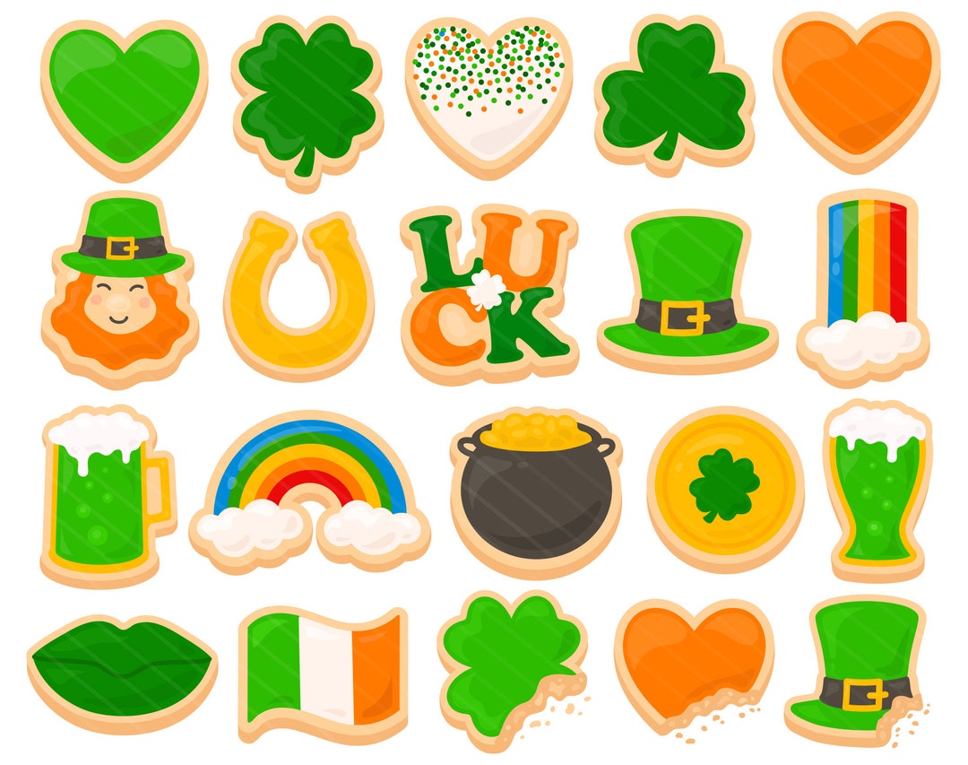 St. Patrick's Day Cookie PNG Clipart - Baking Shamrock Cookies Bakery ...