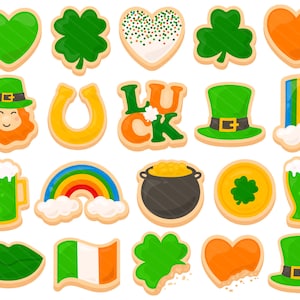 St. Patrick's Day Cookie PNG Clipart - Baking Shamrock Cookies Bakery ...