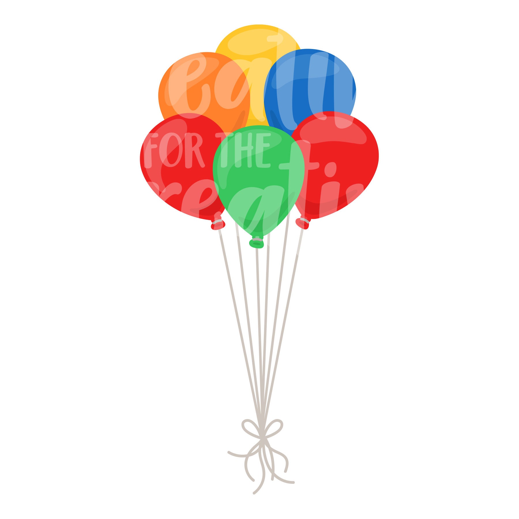 Rainbow Birthday Clipart Party Cupcake Clip Art Present - Etsy