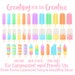 Pastel Popsicle Clipart - Rainbow Summer Ice Cream, Orange Creamsicle ...