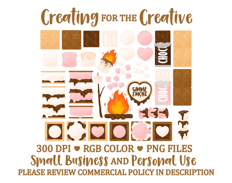 Summer Smores PNG Clipart - Dessert Campfire Camping 4th of July BBQ ...