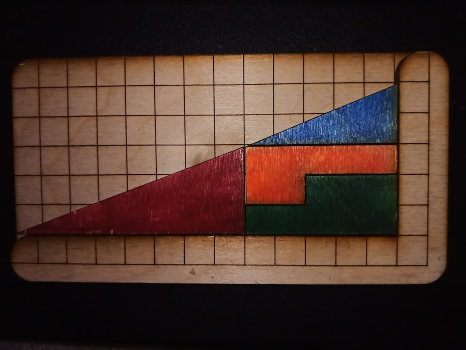 Missing Square Puzzle SVG Optical Illusion Triangle - Etsy