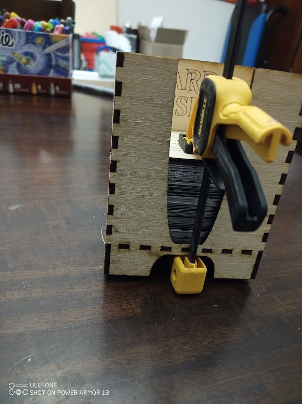 Card Crusher - A Custom Press to Flatten Bent Foils and Squeeze Air Out ...