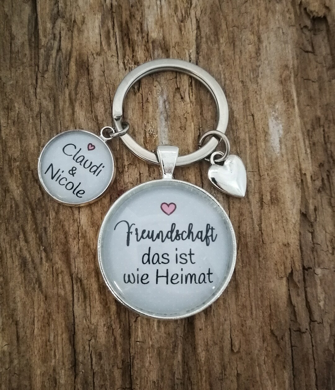 Keychain friendship - Etsy