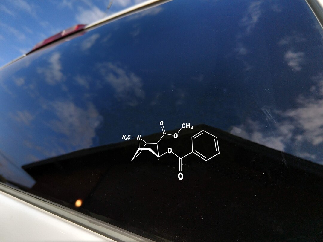 COCAINE!!! Chemical Structure Vinyl Decal - Etsy