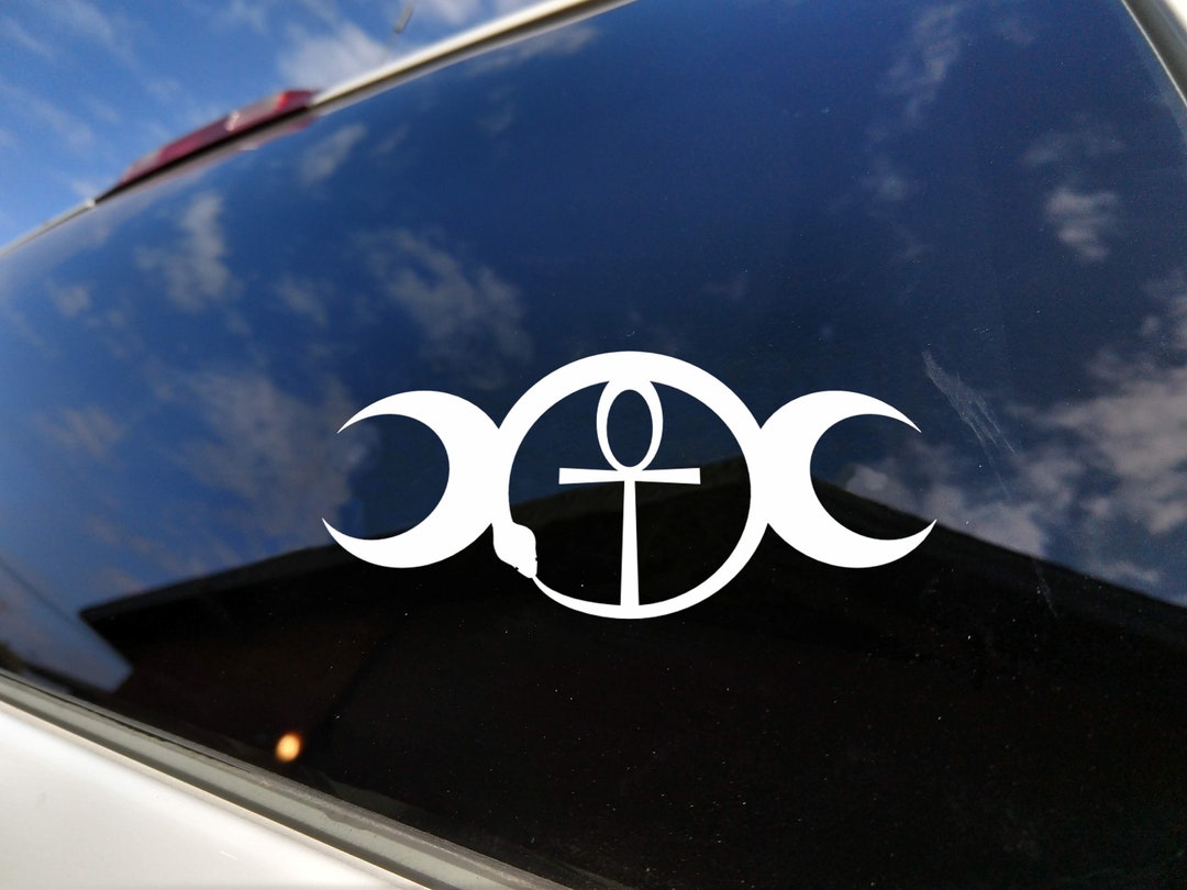 Ouroboros Resurrection Moon Vinyl Decal - Etsy