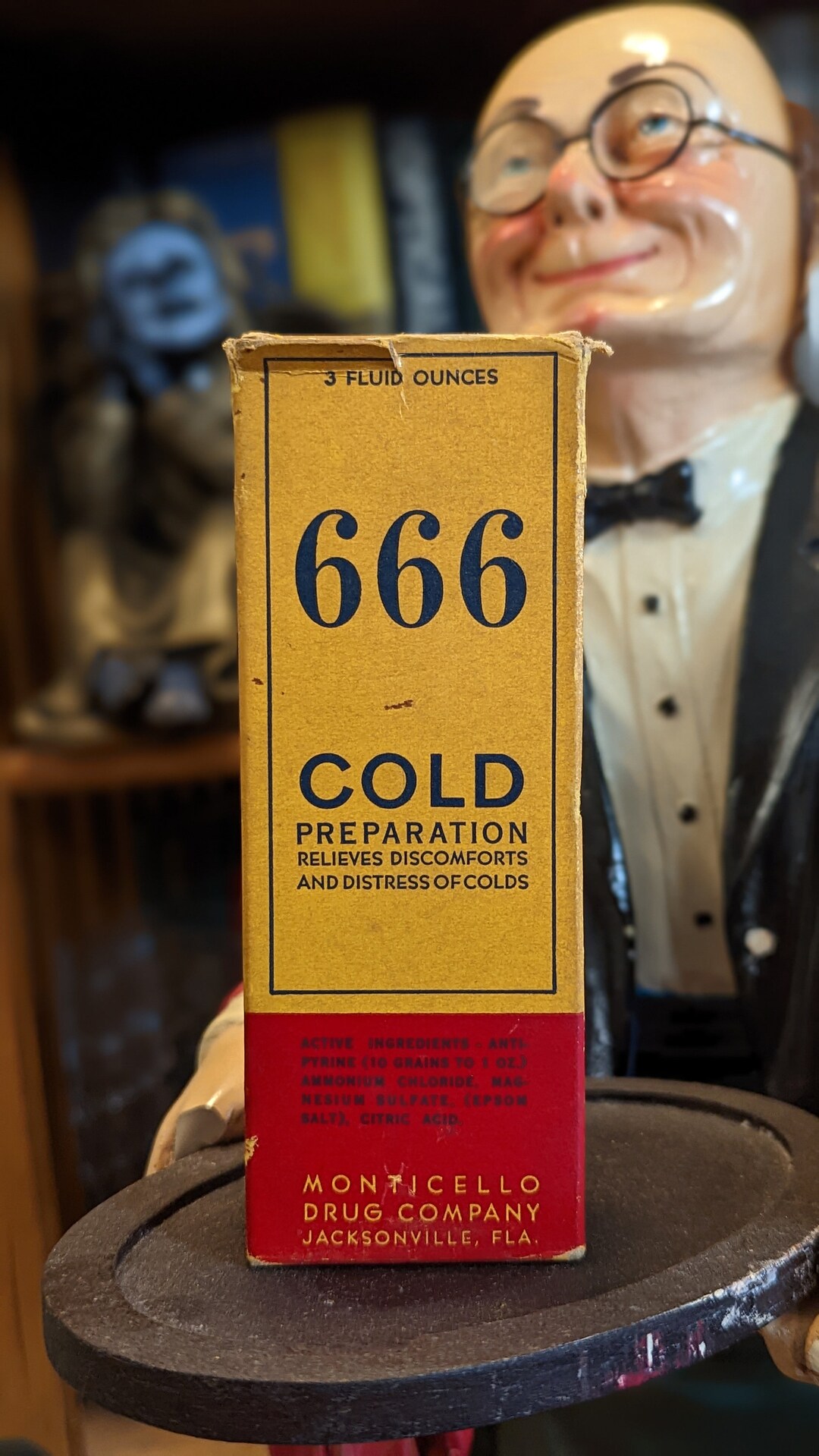 Obscure and Odd Vintage 666 Cold Medicine for Display Purposes and ...